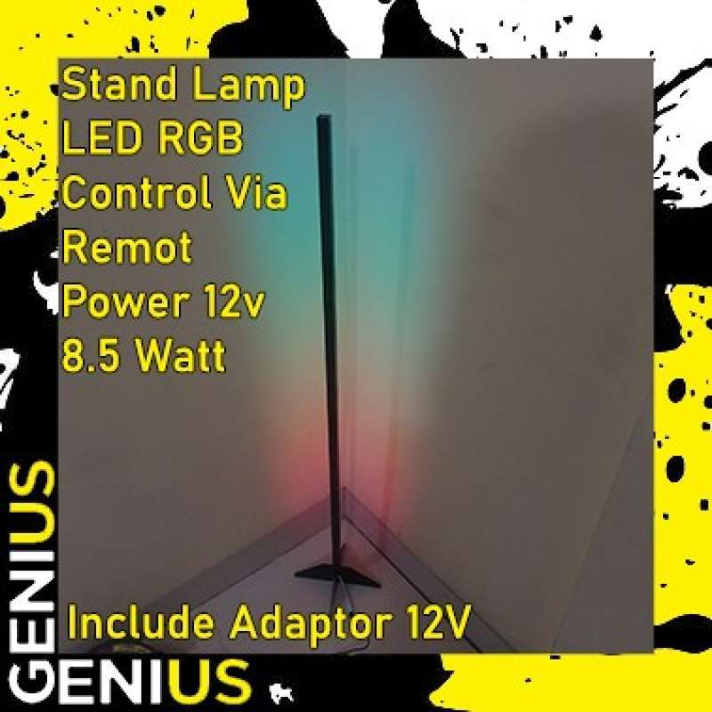 Promo Lampu Stand Sudut Lantai Led Rgb Control Via Remote Diskon 23% Di ...