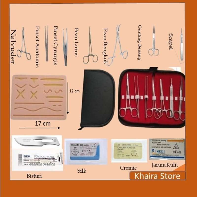 Promo minor set alat bedah dan suture pad Diskon 33% di Seller Medika ...