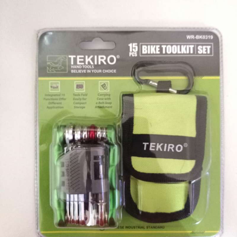 Promo Tekiro Kunci L Lipat Set 15 Pcs Bike Tool Kit Set Tekiro Diskon ...