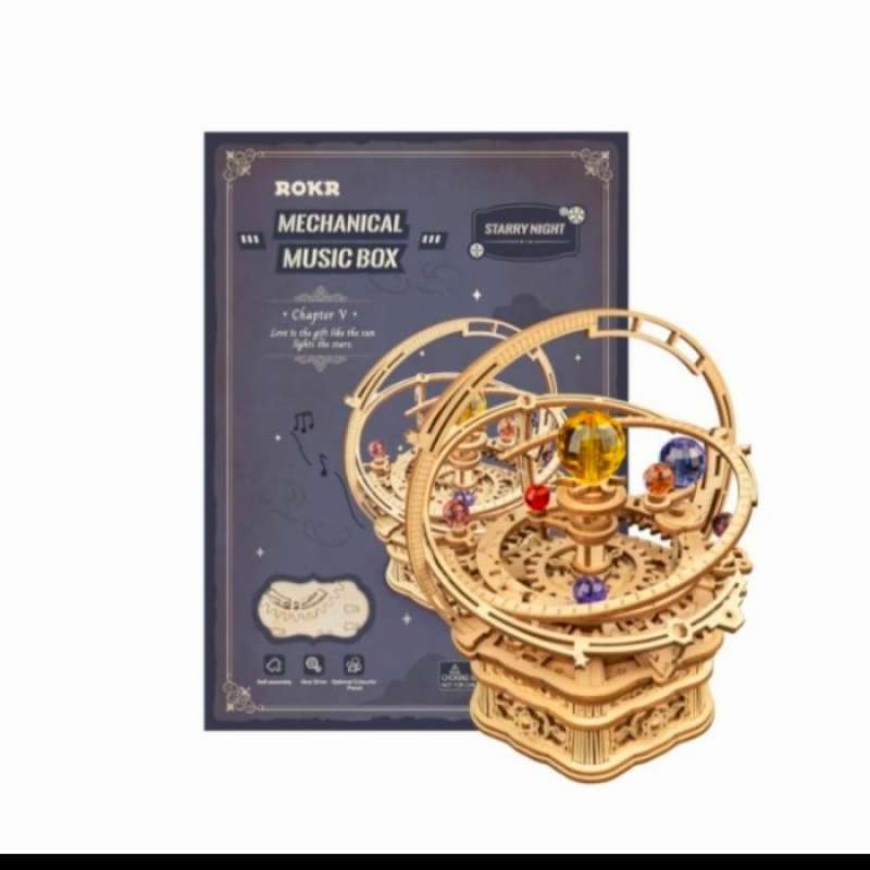 Promo rokr mechanical music box starry night Diskon 33% di Seller Mba ...