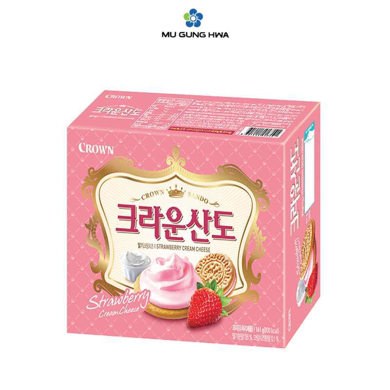 Jual Crown-haitai Sando Strawberry Cream Cheese - 161g Di Seller ...