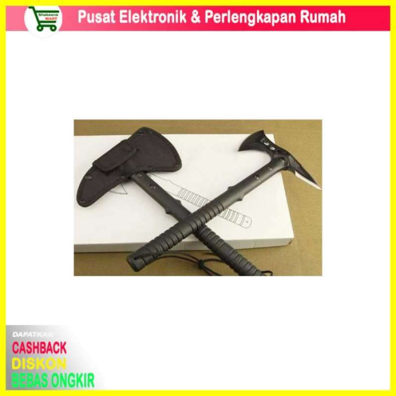 Promo Kapak Dual-Blade Tomahawk Stainless Steel - Black Diskon 23% di ...