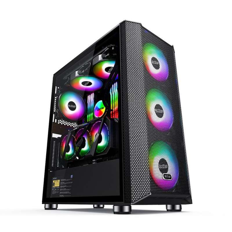 Jual PC Casing Gaming PCCOOLER Diamond MA200 MESH Black | Komputer ...