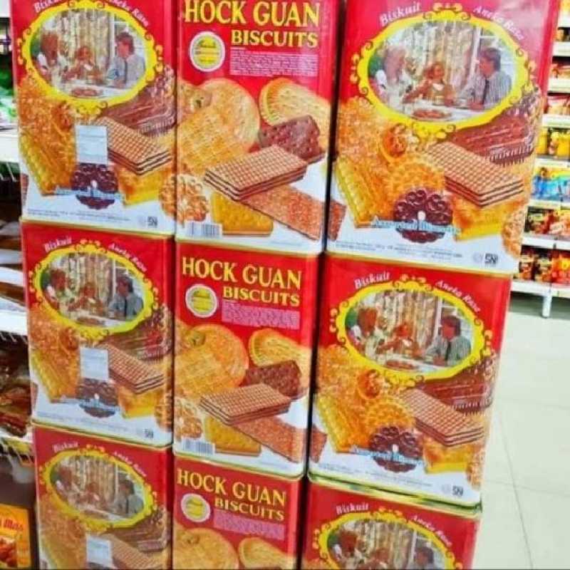 Jual Hock Guan Biskuit Kaleng Segi Di Seller Starsnack - Krembangan ...