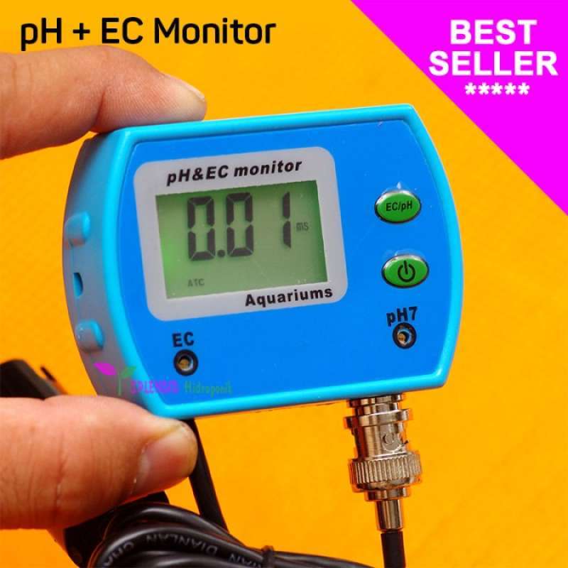 Promo pH + EC Monitor ATC (Automatic Temperature Compensation) Diskon ...