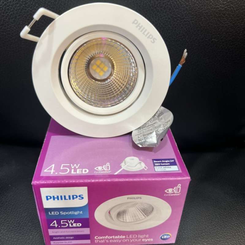 Promo Downlight led philips 5w 5 watt spotlight led PHILIPS KYANITE 5 ...
