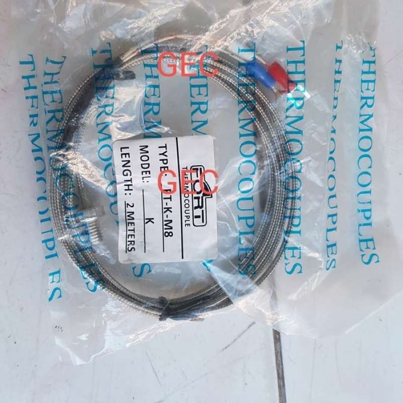 Promo Screw Thermocouple Tipe K Atau J Baut M8 FT-K Temperature Sensor ...