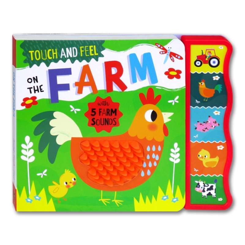 Promo Farm Animal Touch Feel Sound Book Buku tekstur suara hewan ...