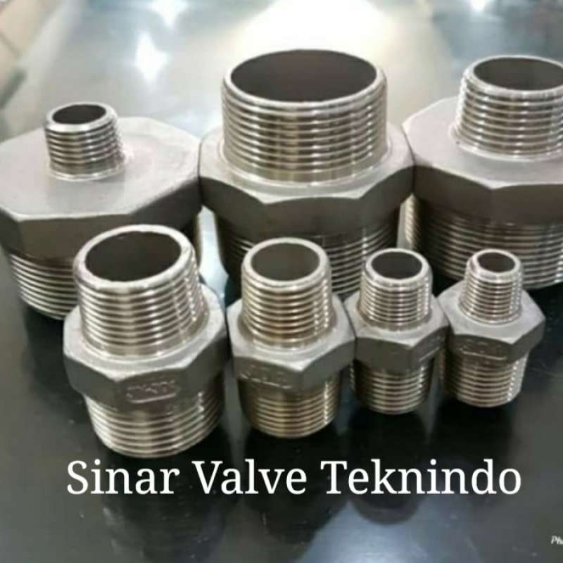 Promo V Sock nepel stainless 2 x 3/4inch / Double Neple reducer SS 304 ...