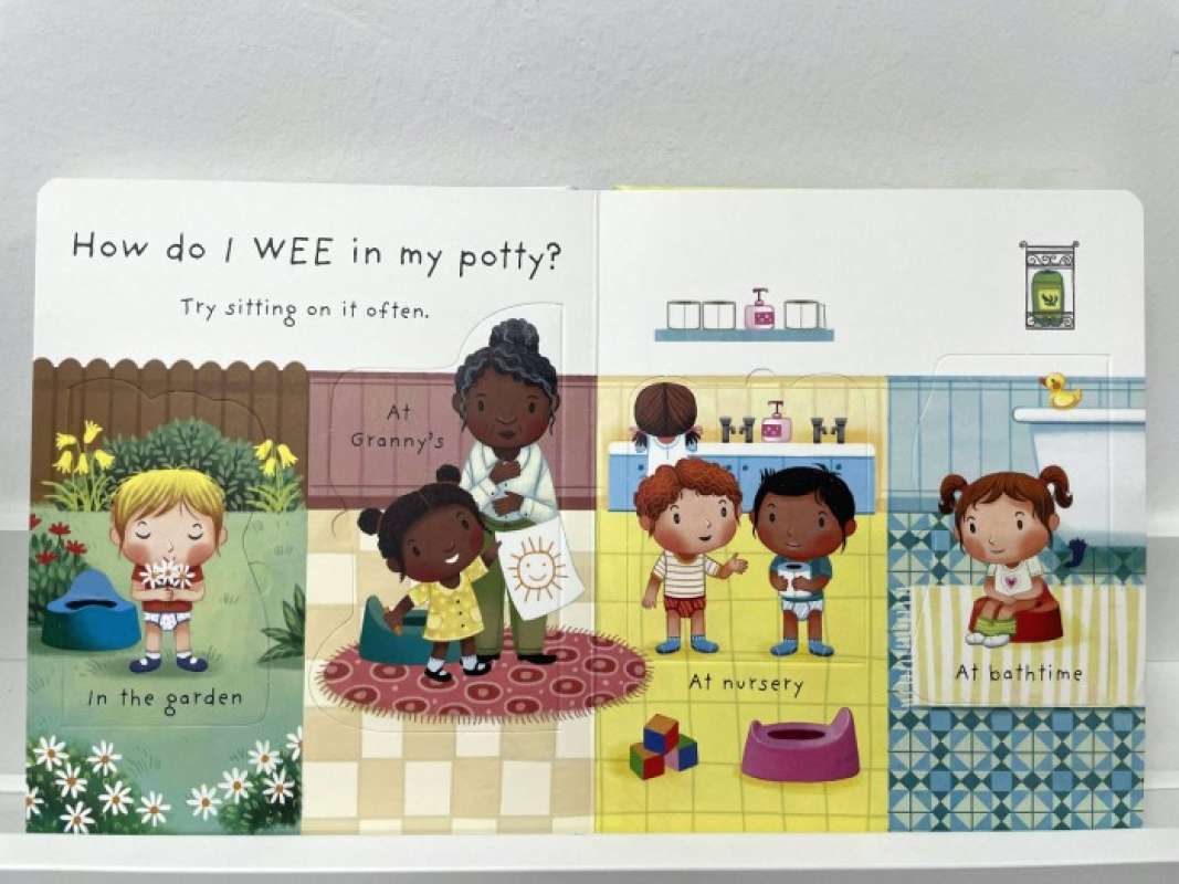 Promo WHY DO WE NEED A POTTY ? USBORNE LIFT-THE-FLAP BOOK QUESTIONS ...