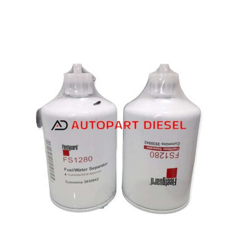 Promo Fs1280 Fleetguard Genuine Fuel Filter P551329 J8621280 Bf1280 Sfc ...