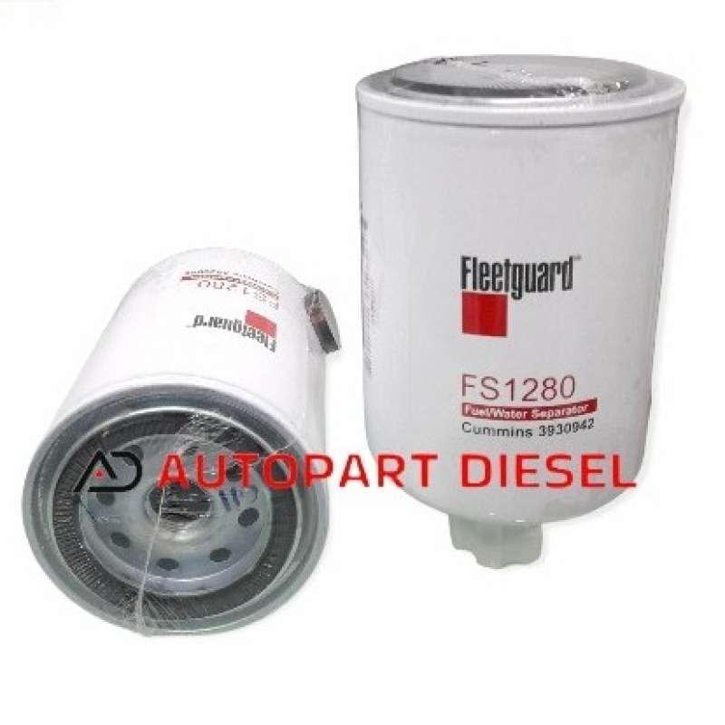 Promo Fs1280 Fleetguard Genuine Fuel Filter P551329 J8621280 Bf1280 Sfc ...