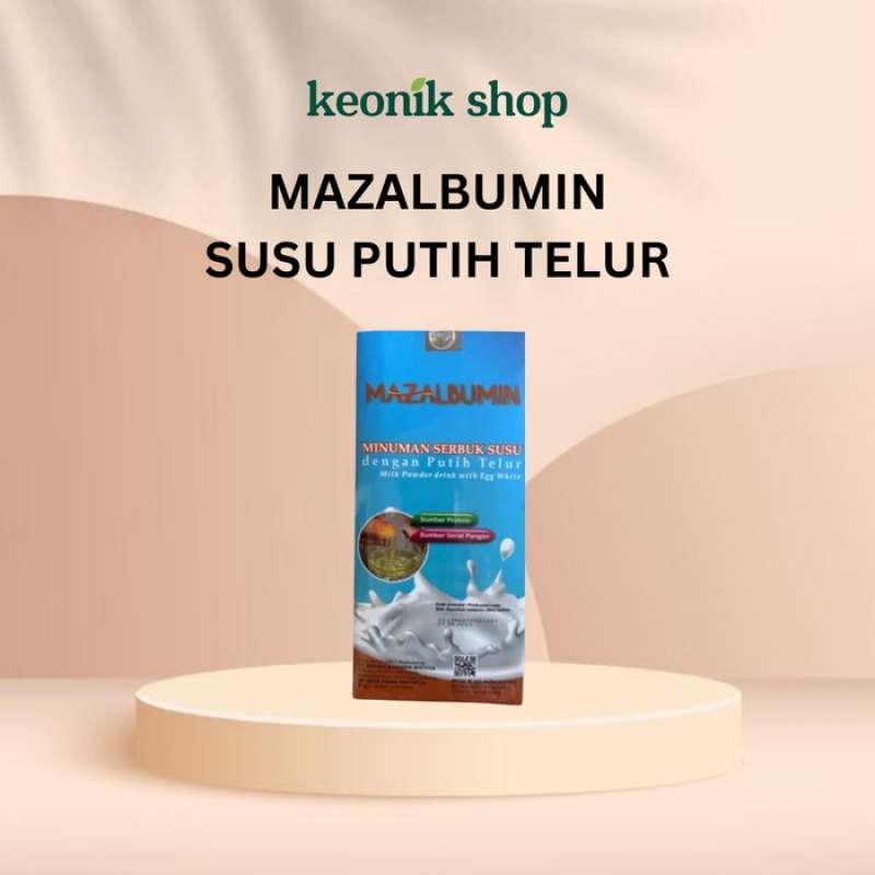 Promo Mazalbumin Minuman serbuk susu dgn putih telur (1 box isi 9 ...