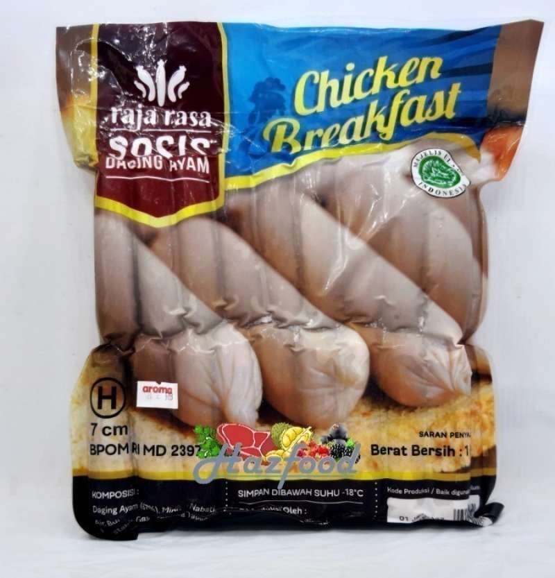 Jual Chicken Breakfast (sosis Ayam) 1 Kilo Merk Raja Rasa Di Seller ...