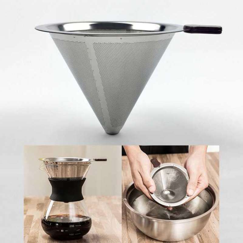 Jual Ueinsang Filter Penyaring Kopi V60 Cone Coffee Filter F-401 Mesin ...