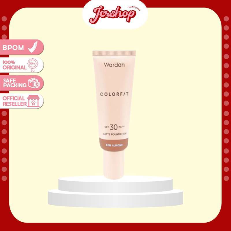 Jual Wardah Colorfit Matte Foundation Spf 30 Pa+++ - 23w - Warm Ivory ...