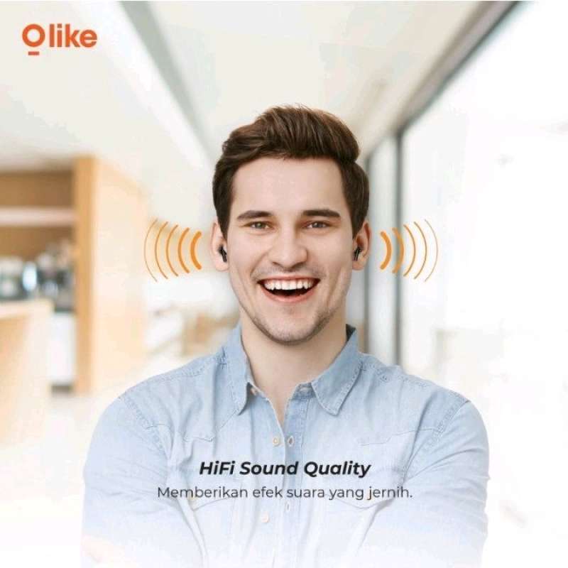 Jual Olike Ej2 Tws Earphone Wireless Headset Bluetooth Airbuds Semi In ...