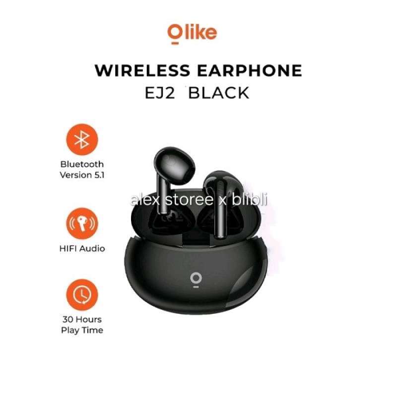 Jual Olike Ej2 Tws Earphone Wireless Headset Bluetooth Airbuds Semi In ...