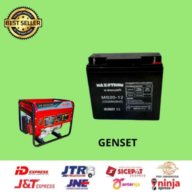 Promo Aki Kering 12v 20ah Aki Kering Genset 12v 20ah/ Aki Kering Vrla ...