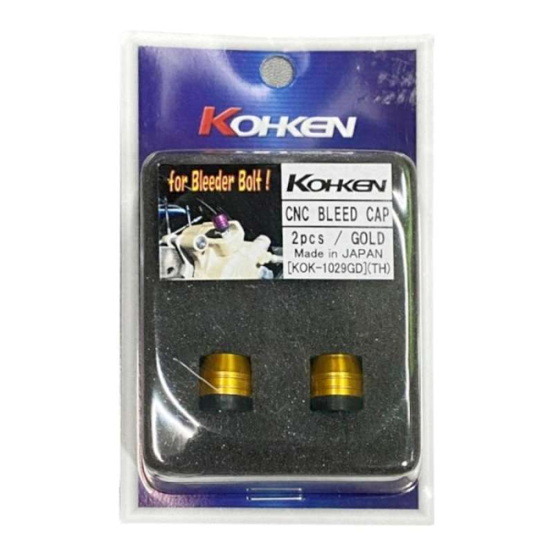 Promo Kohken Cnc Bleed Cap Tutup Lubang Minyak Rem Kok-1029 New - Gold Diskon 33% Di Seller ...