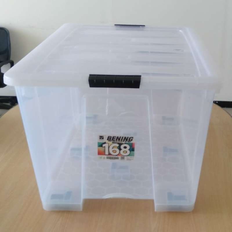 Promo Box Container Ezy 168 Liter Transparan Hercules Extra Kotak ...