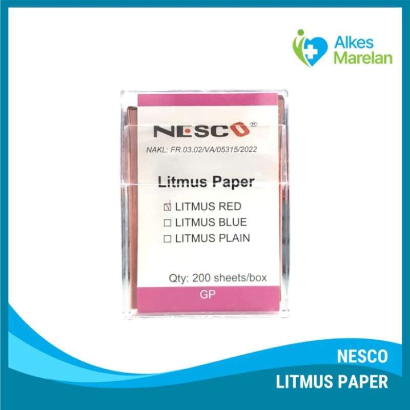 Nesco Kertas Lakmus Merah Gratis Ongkir 🔥 Harga Murah Januari 2026