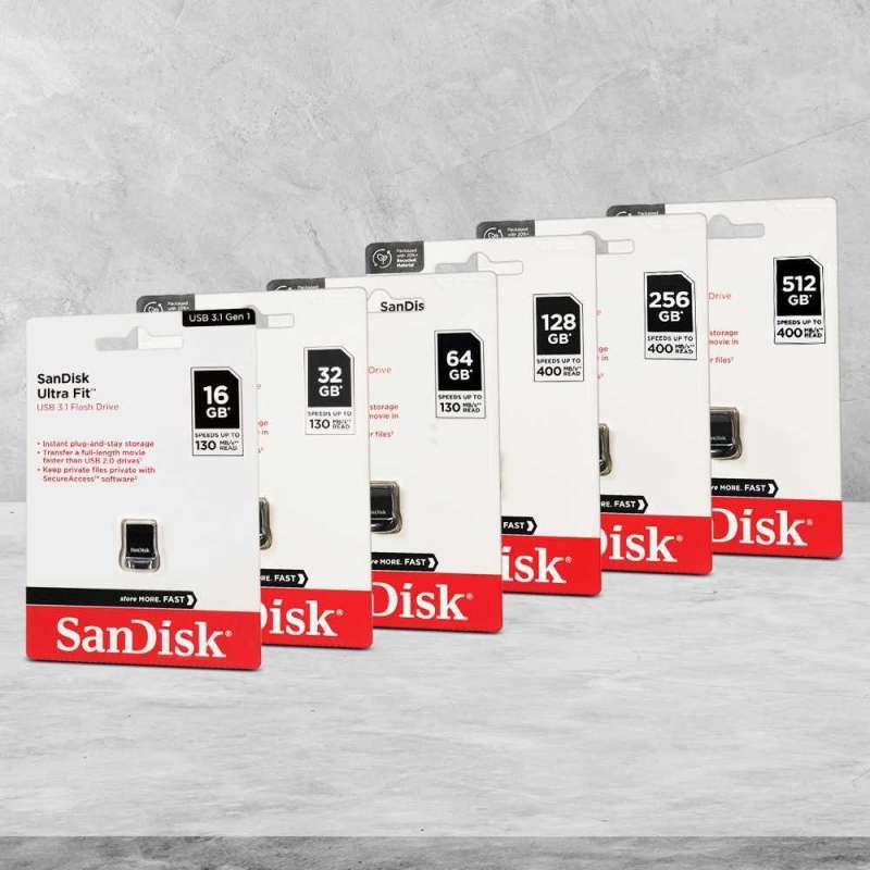 Jual Ultra Fit Flashdisk Usb 3.1 / 3.2 Gen 1 Sdcz430 Disc Dan Laptop ...