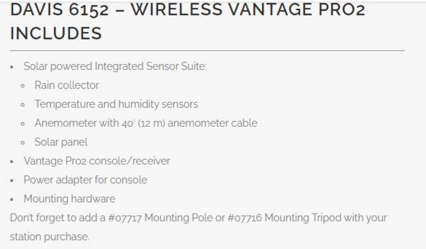 Jual Davis Wireless Vantage Pro2 Wireless / Anemometer Di Seller Sn ...