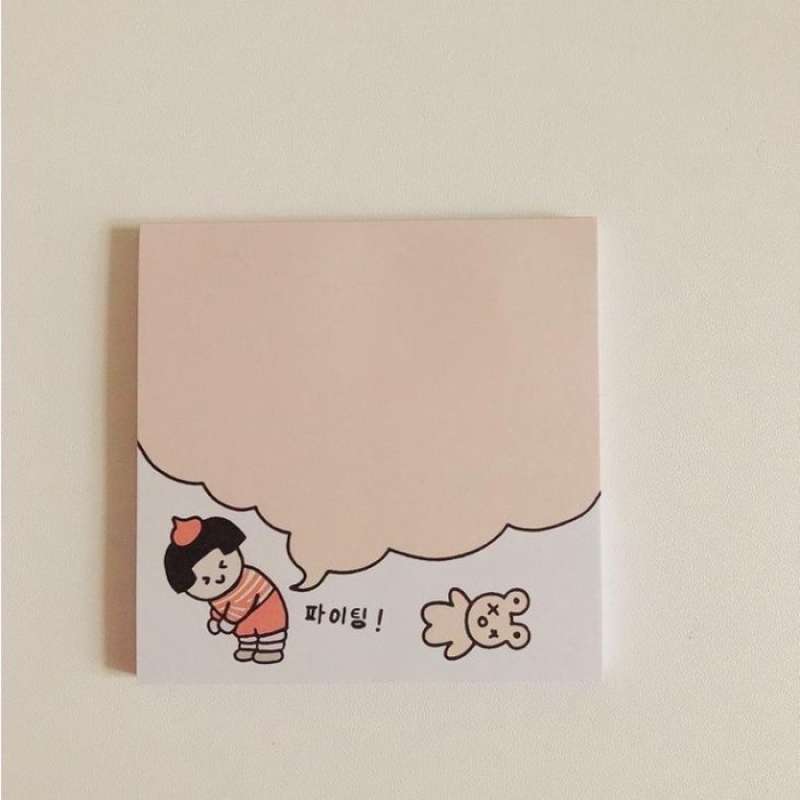 Jual 50 Lembar Memopad Notepad Korean Bread Baker Note Paper Aesthetic ...