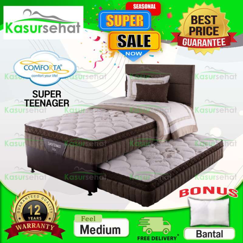 Promo Comforta Kasur Sorong Super Teenager 2 In 1 - Full Set 120x200 Diskon 33% Di Seller Azzana ...