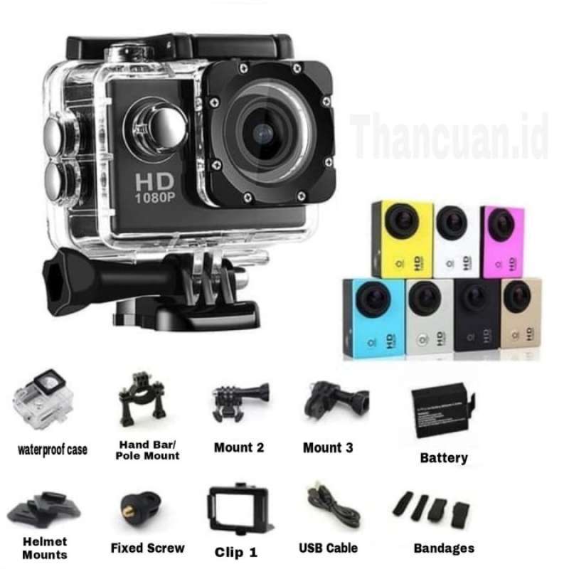 Jual Camera Helm Camera Motor Touring Action Camera Sport 4k Kogan Uhd ...