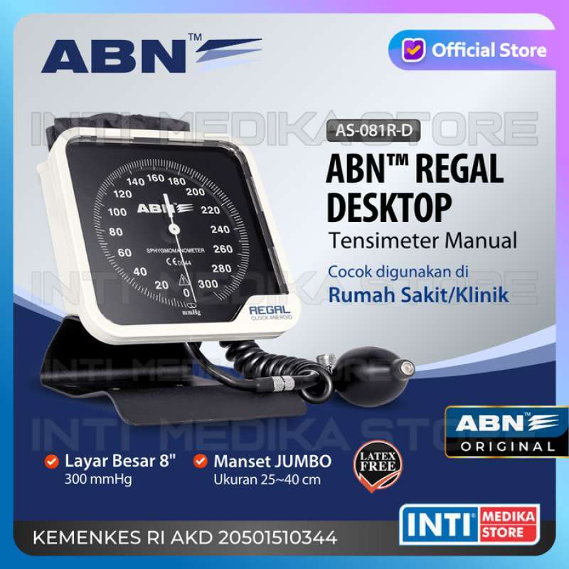 Promo Abn - Tensimeter Aneroid Regal Desktop 081r-d | Tensi Manual ...