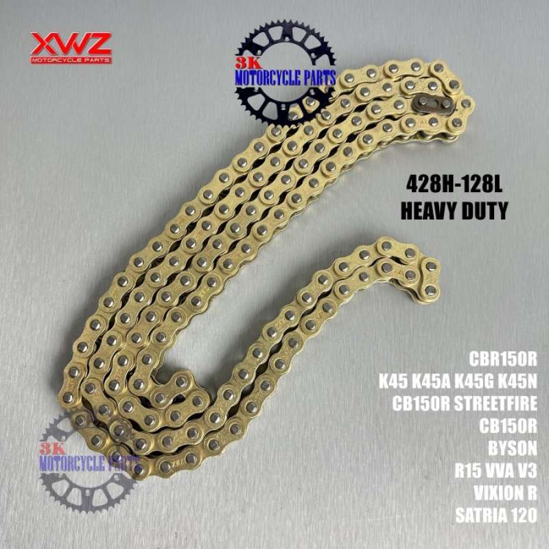 Promo Baru Rantai Roda Rante Motor 428h-128lr Byson V3 Satria Terbaru ...