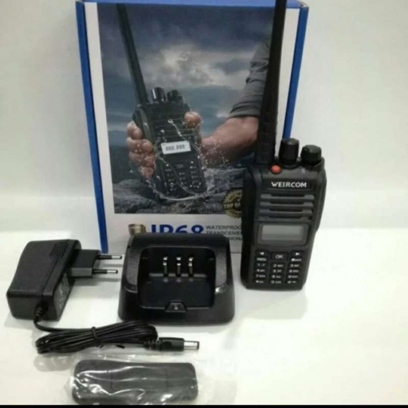 Promo Ht Weircom Wr 808 Vhf 136-174mhz Singel Band 10 Wat Waterof Ip68 Diskon 23% Di Seller ...