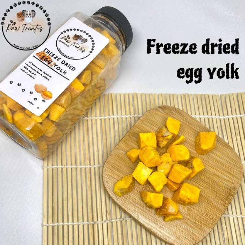 Jual Freeze Dried Egg Yolk Snack For Dog Cat Cemilan Sehat Untung Kucing Di Seller Raindrop ...