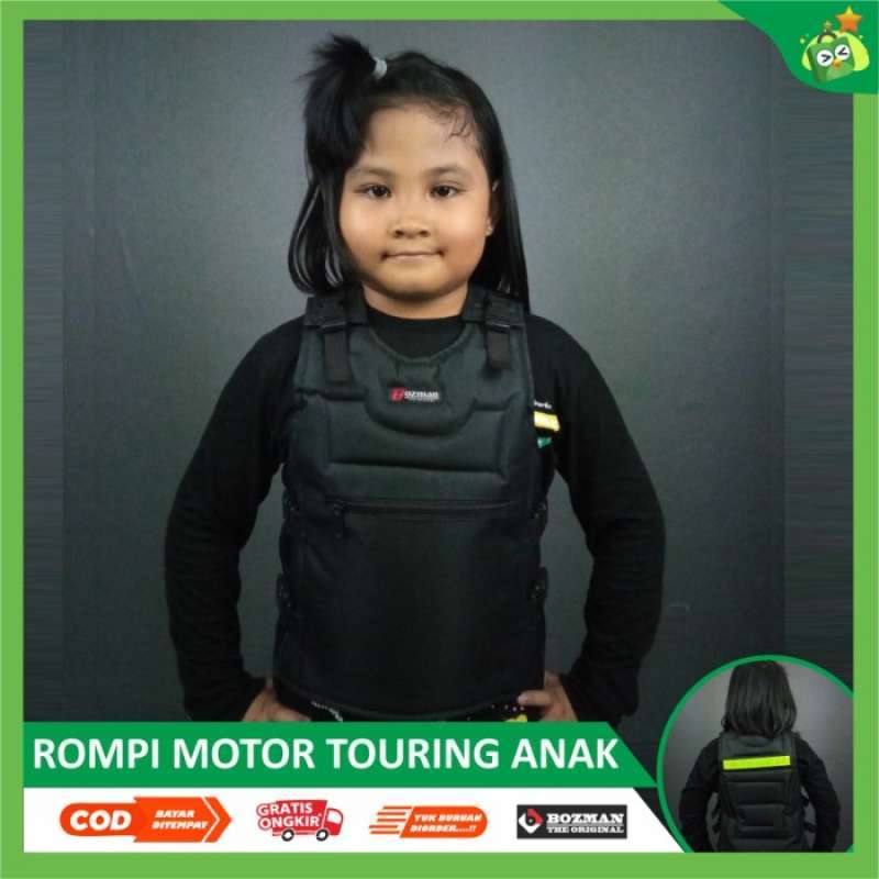 Jual Rompi Motor Anak Anti Angin (jaket Motor) - Abu Muda Di Seller ...