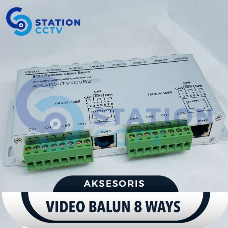 Jual Video Balun Cctv 8 Ways / 8 Ch Passive Video Balun Di Seller ...