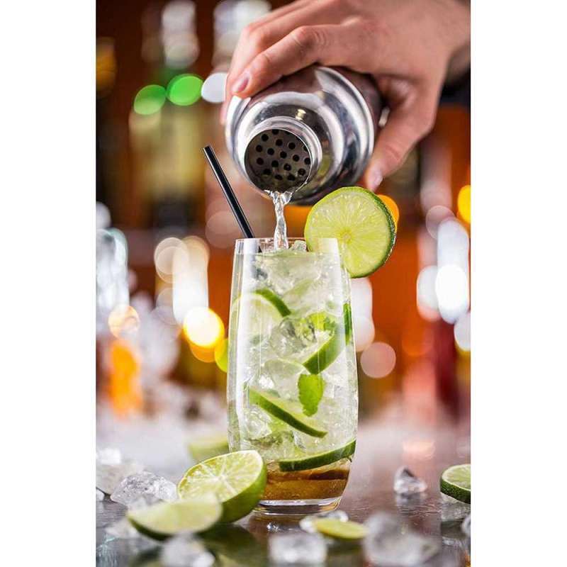 Jual 5in1 Bartender Cobbler Cocktail Shaker Set 550ml Ba017 Bottle Kopi ...