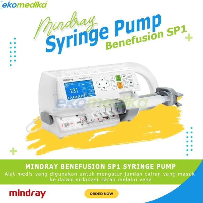 Promo Syringe Pump Benefusion Sp1 Mindray / Syringe Pump Mindray Diskon ...
