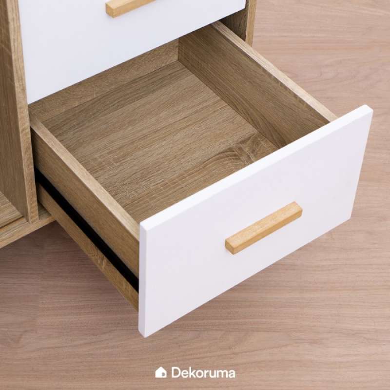 Jual Dekoruma Isy Lemari Dapur Dengan Meja Makan | Swivel Kitchen ...