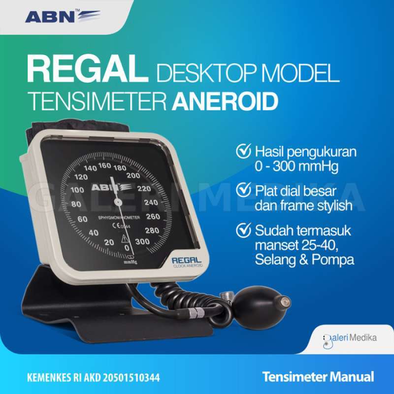 Promo Tensimeter Aneroid Abn Regal Desktop Model - Tensimeter Manual ...