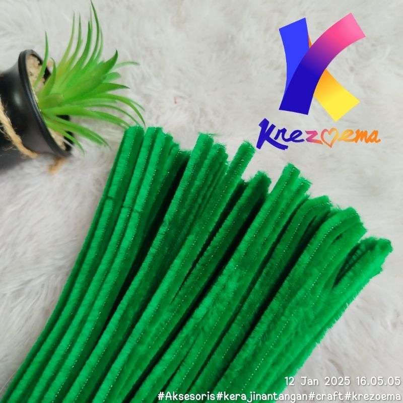 Jual Pipe Kawat Bulu Mercy Warna Untuk Kerajinan Tangan Per 10 Pcs ...
