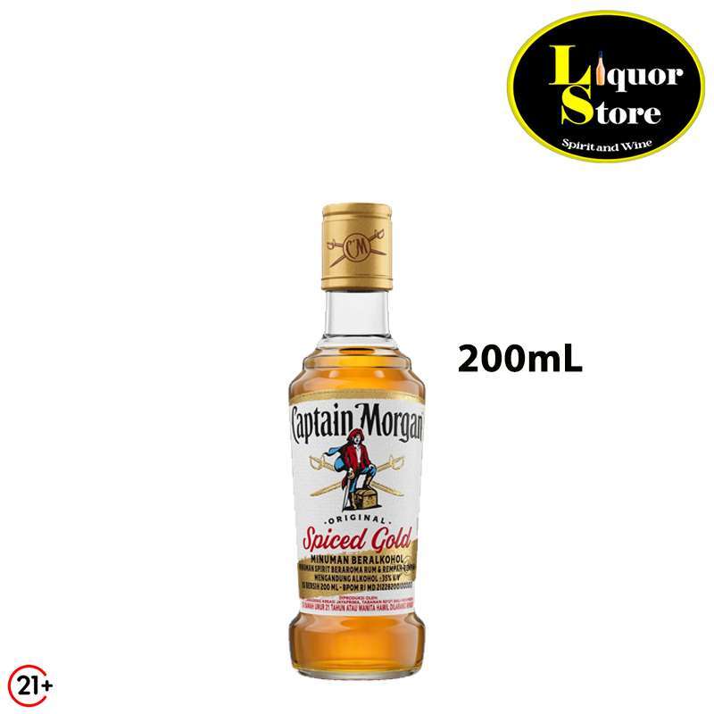 Jual Captain Morgan Spiced Gold 200ml Di Seller Liquor Flagship Store - Liquor Store Sby - Kab ...