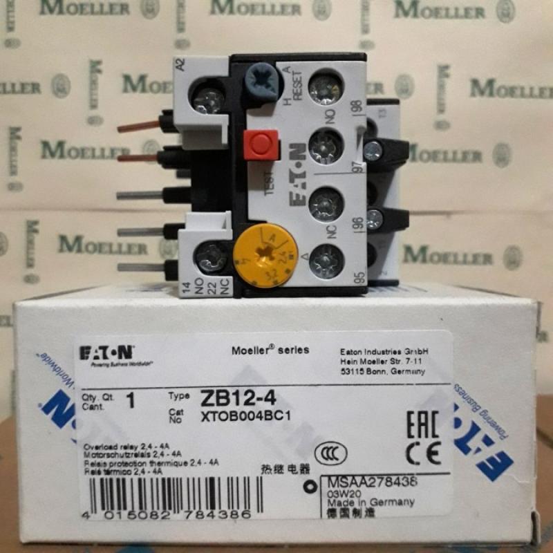 Promo Eaton Series Moeller Overload Relay Zb12-4 Diskon 23% Di Seller ...