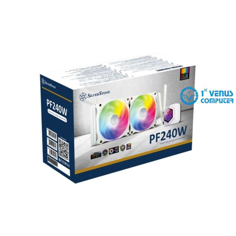 Jual CPU COOLER SILVERSTONE PF240 2 FAN ARGB WHITE / FAN01-STN di ...