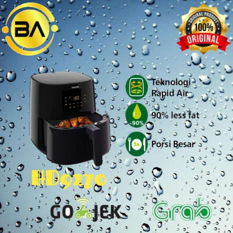 Philips Essential Airfryer Xl Hd9270/90 Berapa Watt at Mariam Oberg blog