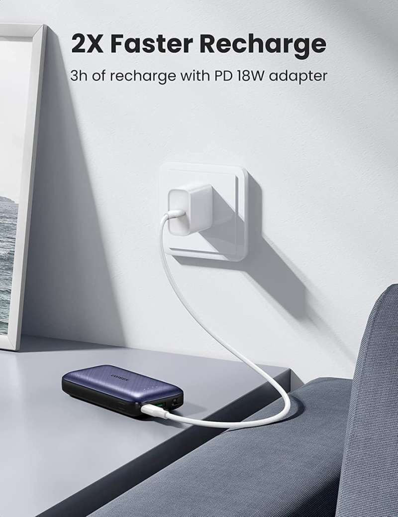 Jual Ugreen Pb172 80917 Powerbank 10000mah Pd 20w Usb A + Type C Free ...