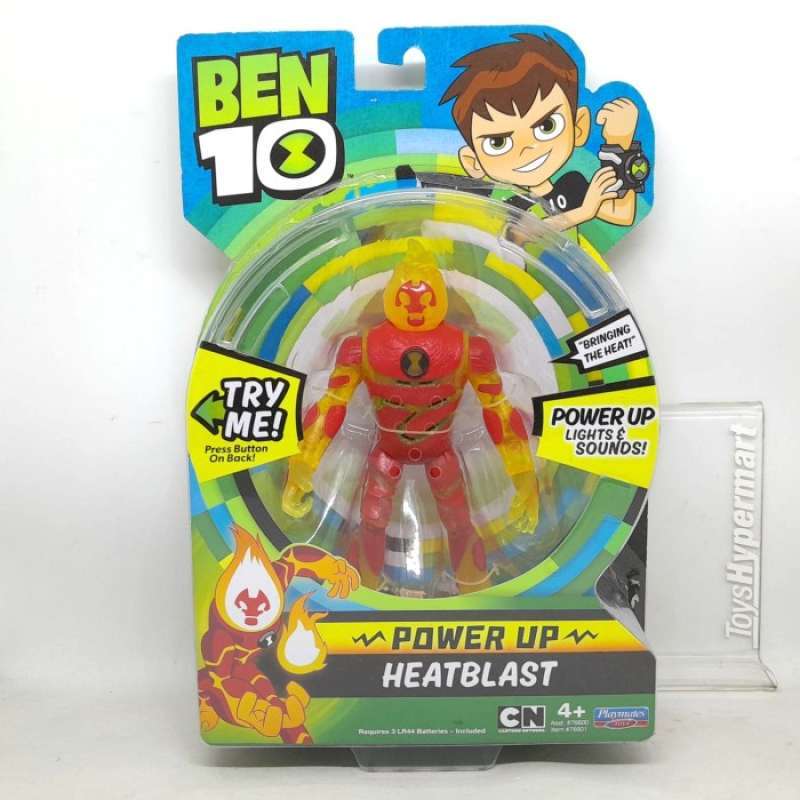 Promo ORIGINAL Ben 10 Deluxe Power Up Heatblast Playmates Toys Diskon ...