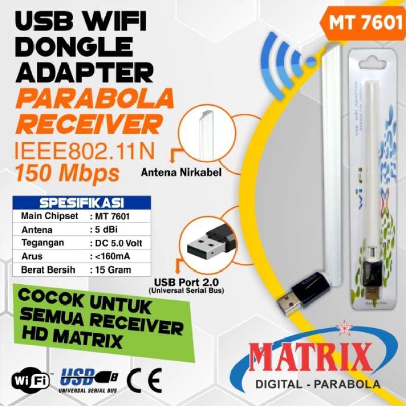Promo Usb Wifi Dongle Adapter Matrix Diskon 33% di Seller D DAY GAGE - Kalibata, Kota Jakarta ...