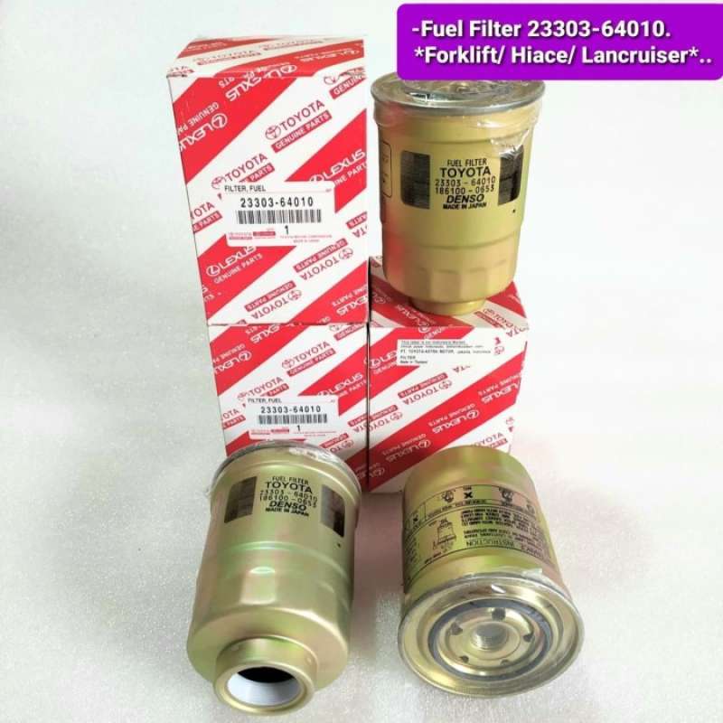 Promo Saringan Solar/Fuel Filter Toyota Hiace/Landcruiser 23303-64010 ...